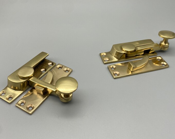 Solid Brass Sash Fastener Arms Pivot Rotating Arm 65mm - Etsy