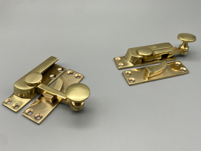 Solid Brass Sash Fastener Arms Pivot Rotating Arm 65mm - Etsy