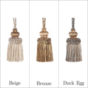 Classic & Elegant Key Tassels Luxurious Key Tassels 100mm Available in ...