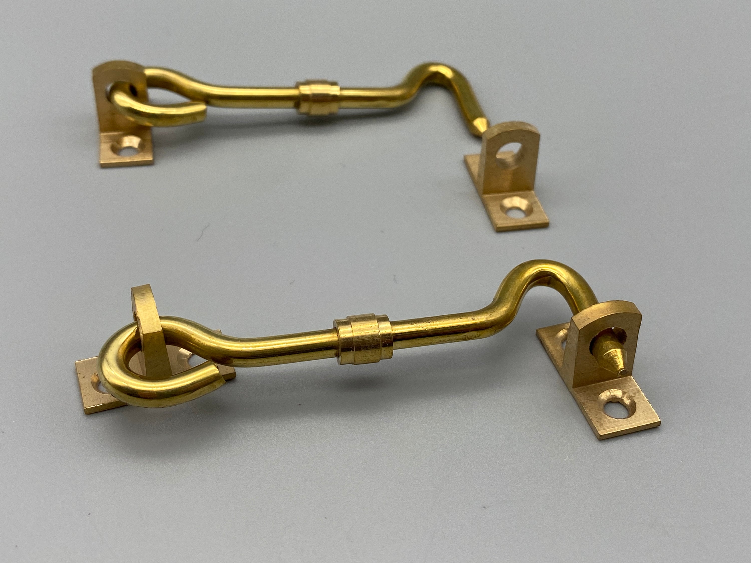 2x SOLID BRASS IRONWARE Brass Cabin Hook / Door Hook and - Etsy UK