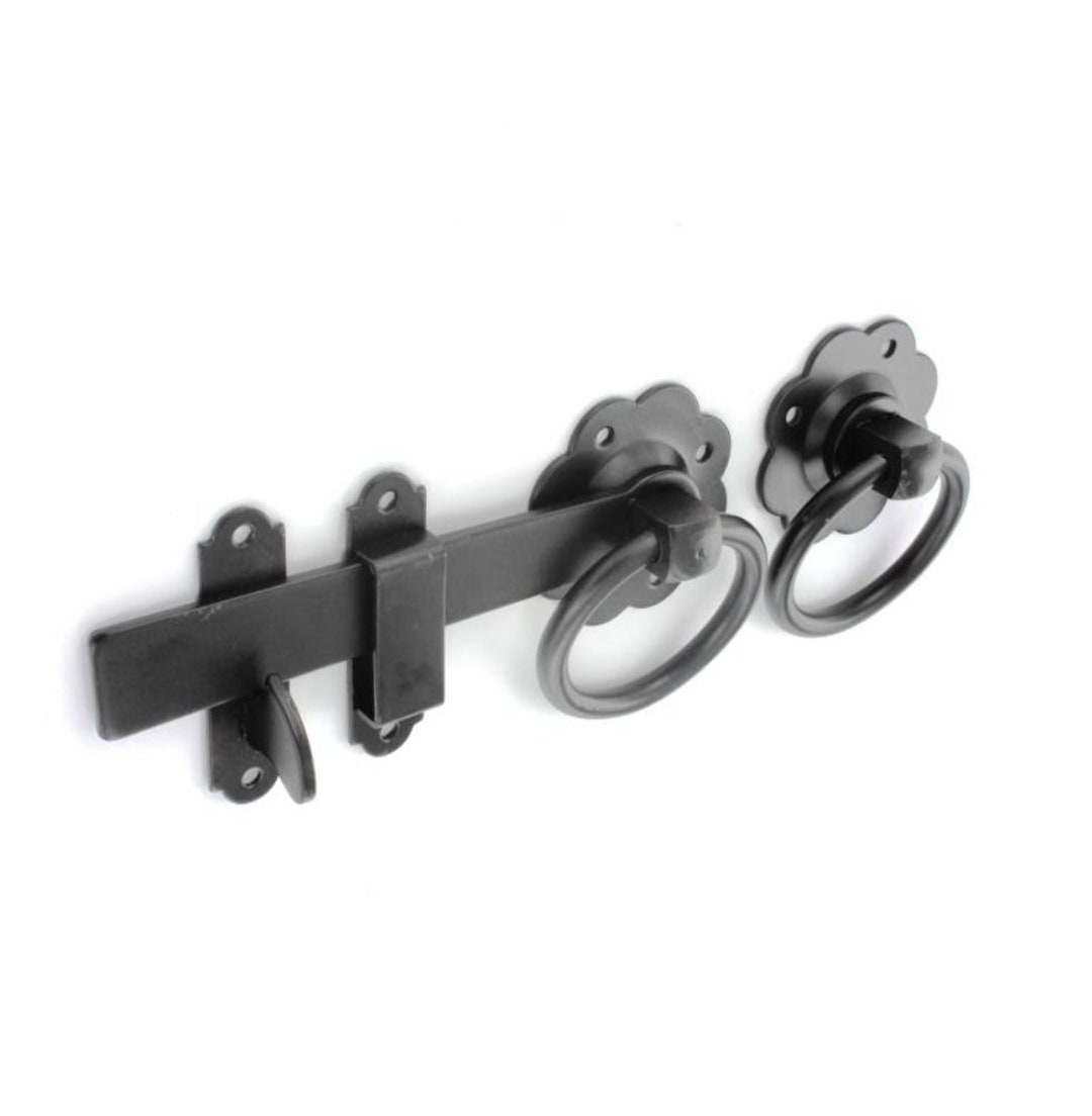 High Quality Metal GATE LATCH RINGS Black Coated 150mm - Etsy