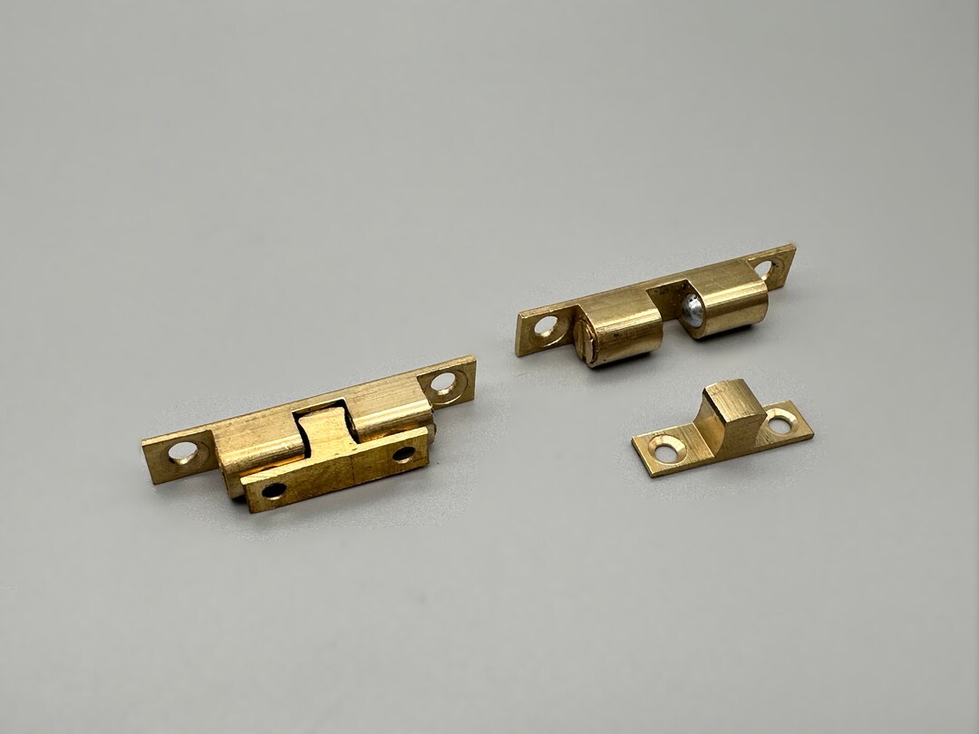 Solid Brass Double Ball Catch Cabinet Catch Made of Solid Brass 42mm to ...