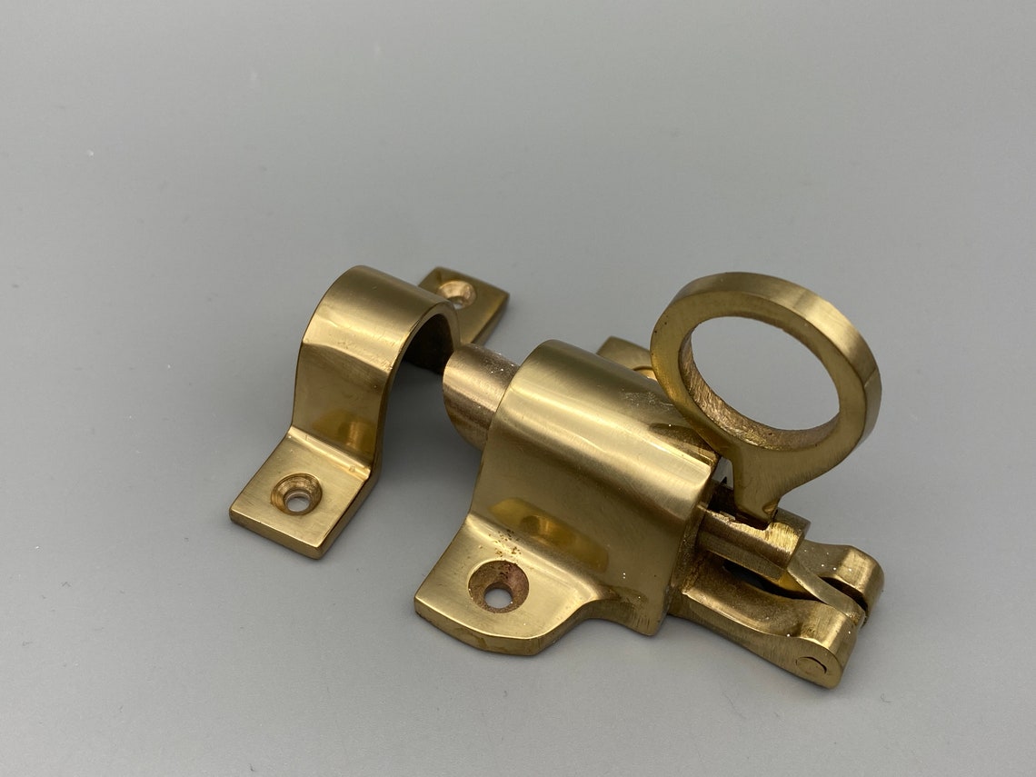 Sash Window Lock Solid Brass Sash Window Lock Spring - Etsy
