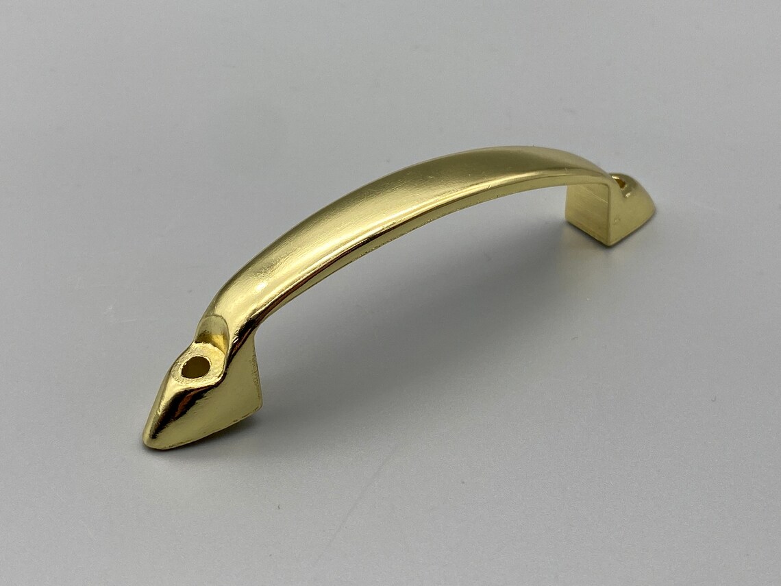 Sleek Contemporary D-shaped Handles Back Fix Bright Chrome | Etsy