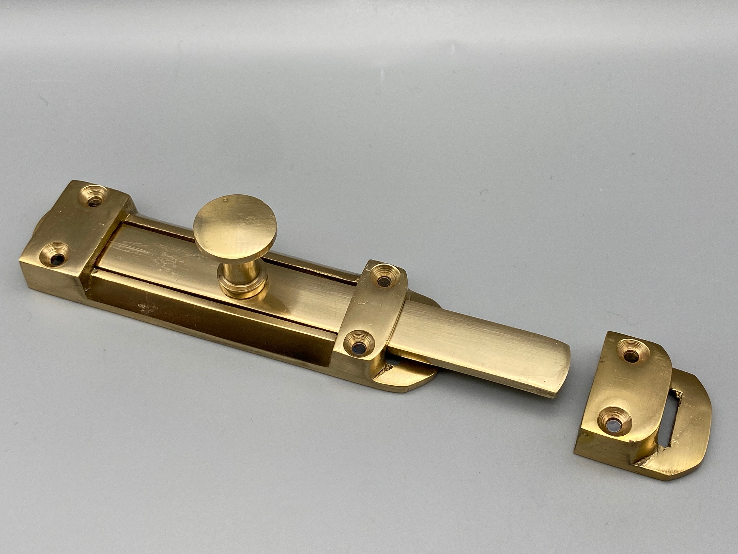 Solid Brass Tower Bolt 100mm High Quality Secure Door - Etsy