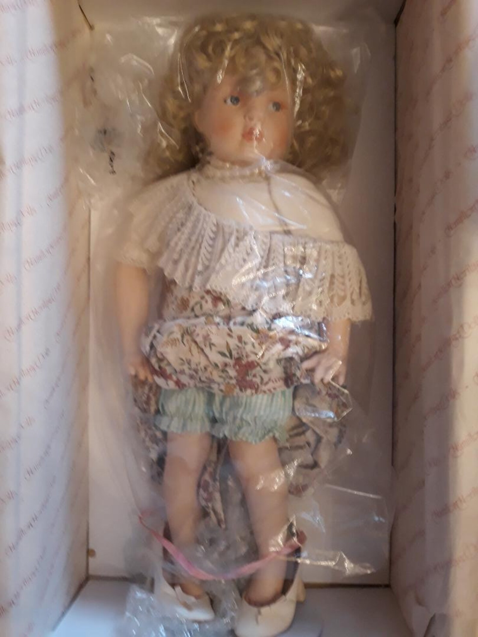 Porcelain Doll Ashley Hamilton Collection Nib 1991 Etsy
