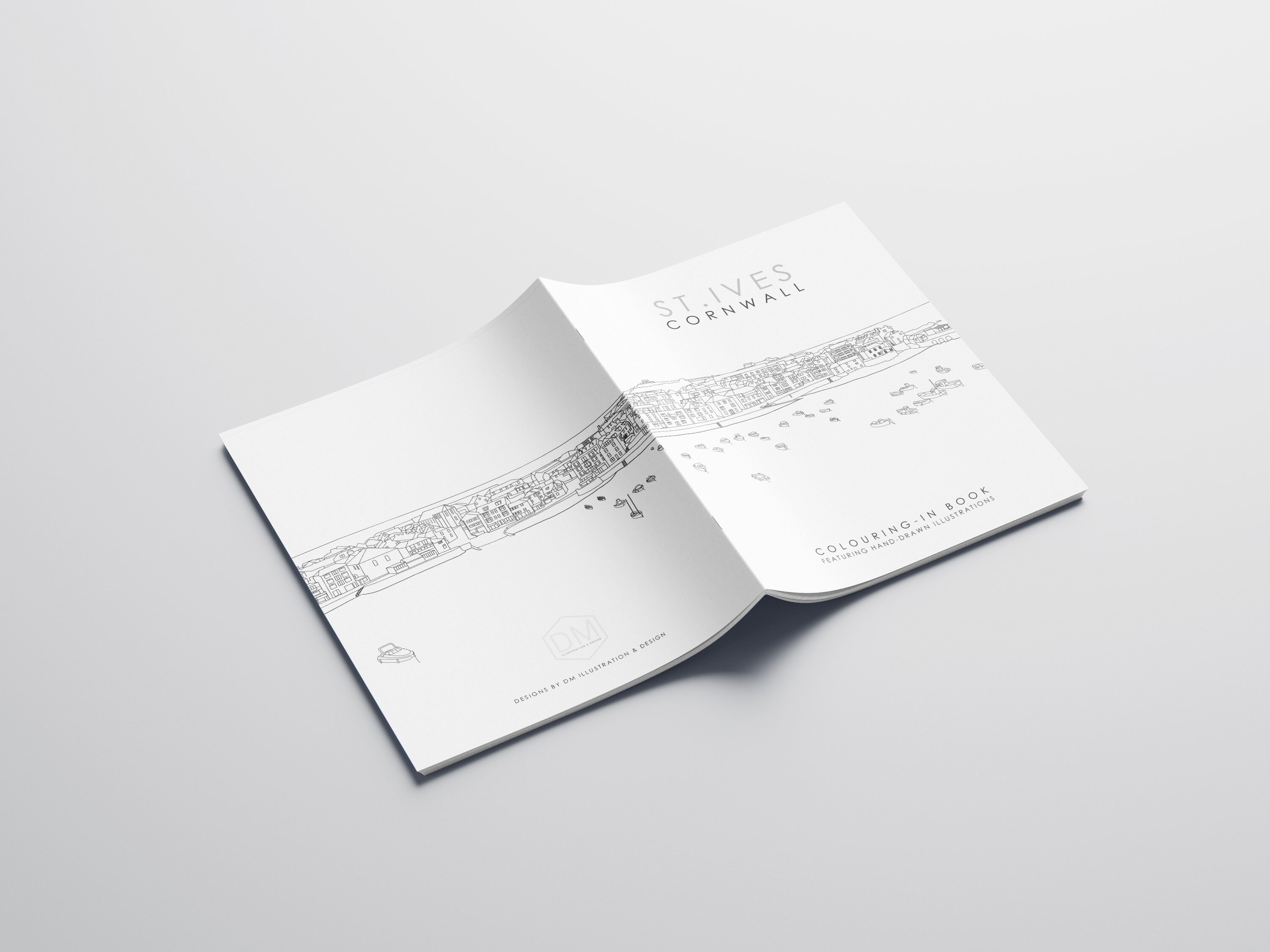 St Ives Cornwall Colouring-in Book A4 - Etsy UK