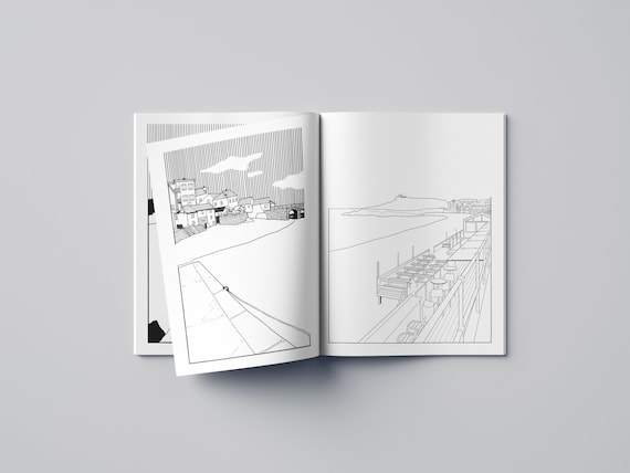 St Ives Cornwall Colouring-in Book A4 - Etsy UK