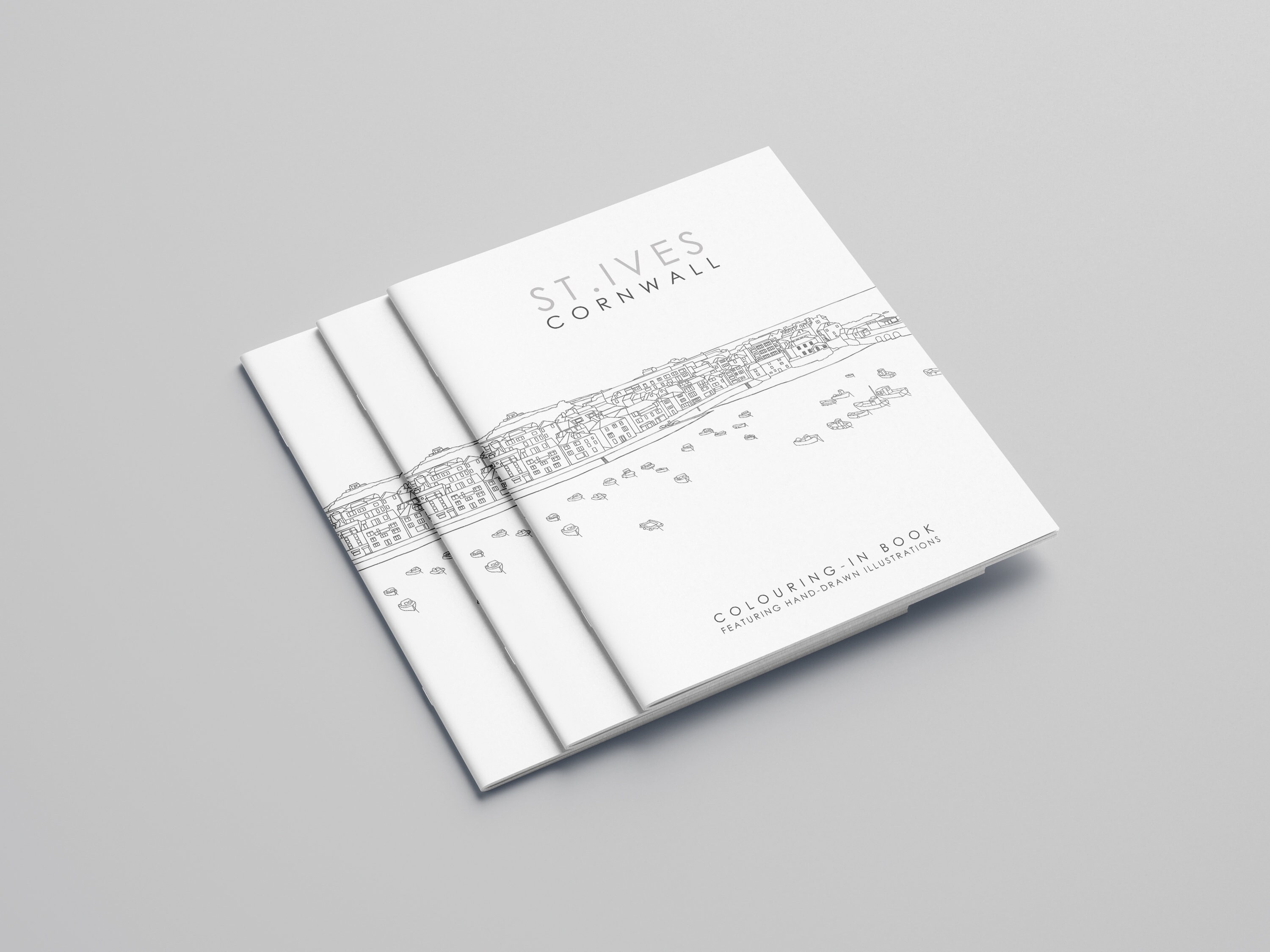 St Ives Cornwall Colouring-in Book A4 - Etsy UK