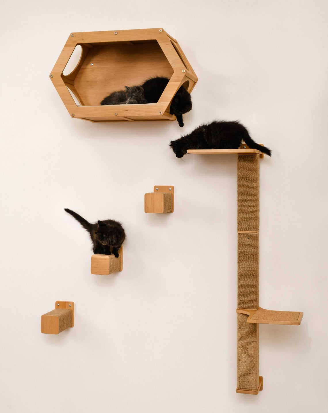 Cat House for Wall Cat Wall Furniture Modern Cat Furniture - Etsy