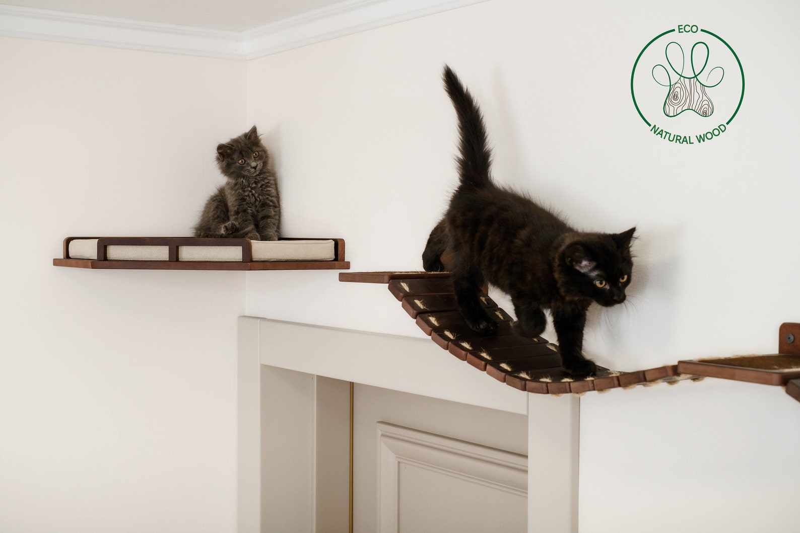 Cat Wall Bridge Cat Wall Shelf Cat Wall Furniture Cat Play - Etsy