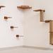 Corner Cat Shelf With Pillow, Cat Corner Wall Bed, Corne Cat Shelf for ...