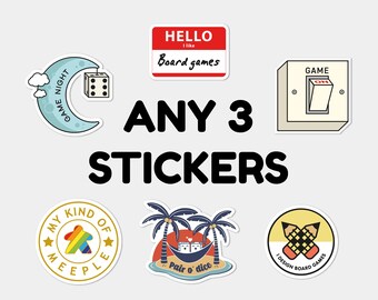 Board Games Stickers - Etsy UK