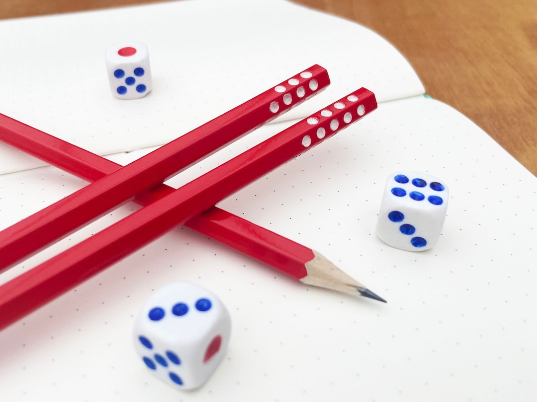 Six-sided Dice Pencil Multifunctional Handmade Gift | Gift for Geeks ...