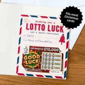 Christmas Scratch Card Holder | Scratch to Reveal, Scratchcard, Lottery ...