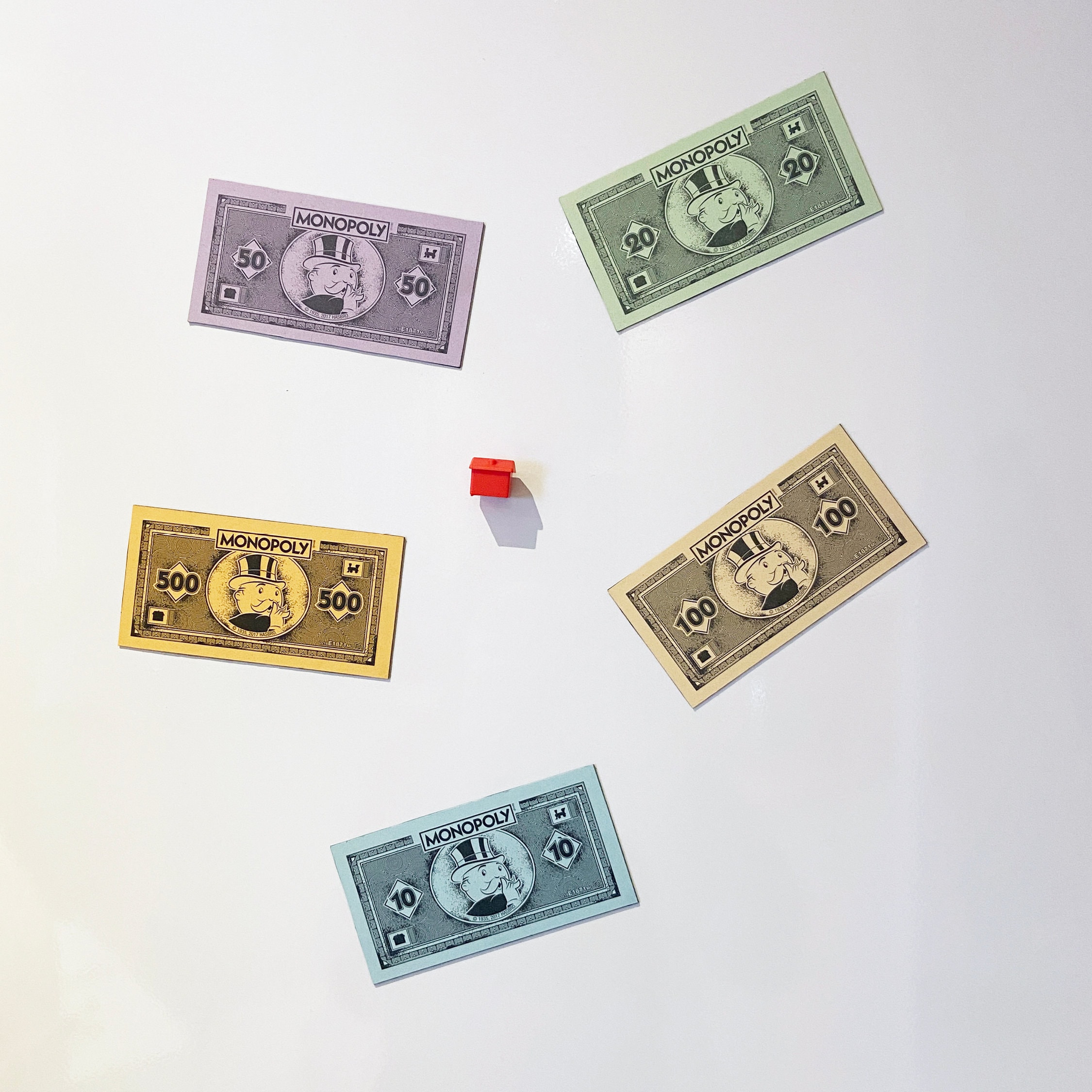 Upcycled Monopoly Magnet Set of 6 Monopoly Cheater's Edition Board Game ...