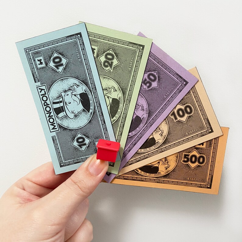 Upcycled Monopoly Magnet Set of 6 Monopoly Cheater's - Etsy