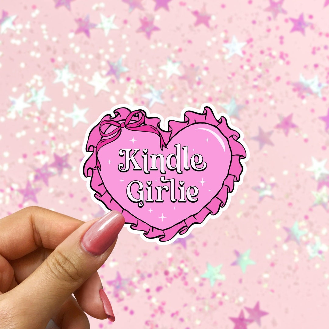 Kindle Girlie Sticker, Coquette Kindle Sticker, Kindle Waterproof ...