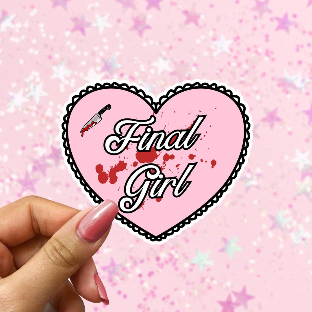 Final Girl Laptop Sticker, Horror Movie Sticker, Horror Lover Sticker ...