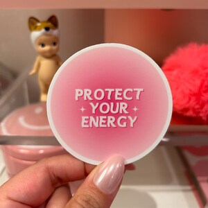 Protect Your Energy Sticker, Manifestation Sticker, Aesthetic Sticker ...