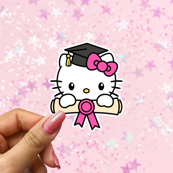 Kitty Graduation Png - Etsy