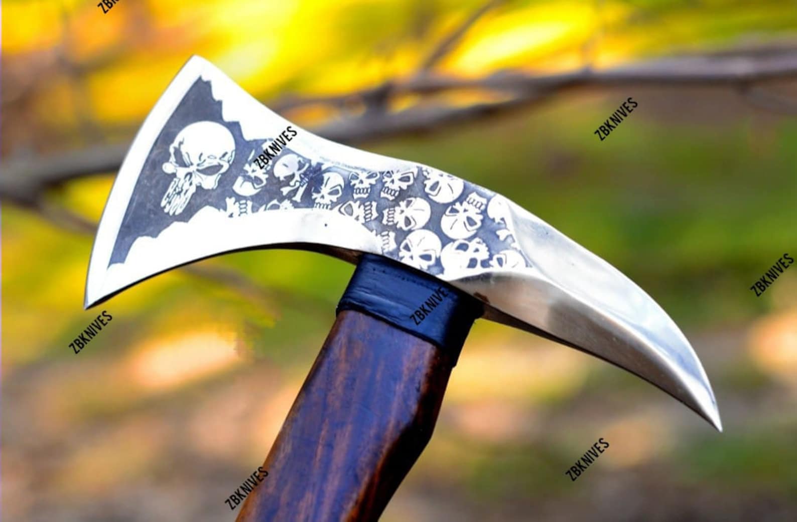 Hand FORGED AXE Custom Handmade Nordic Axe Throwing Axe With - Etsy