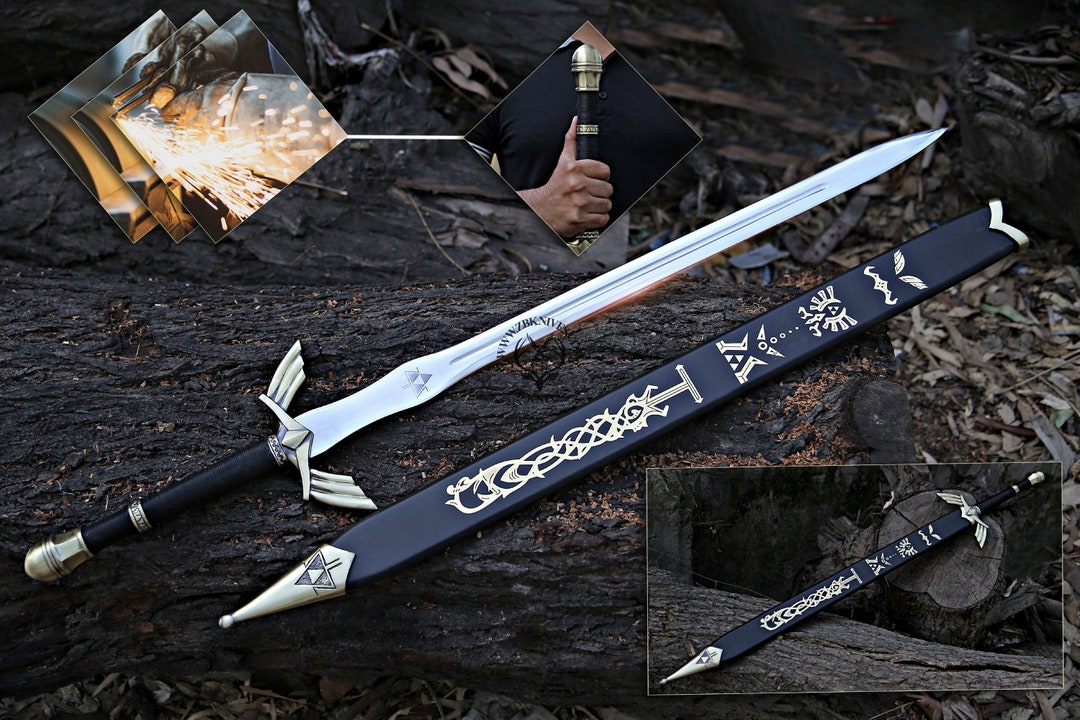 TEMPLAR KNIGHT SWORD, Medieval Sword, Master Sword, Leather Sheath ...