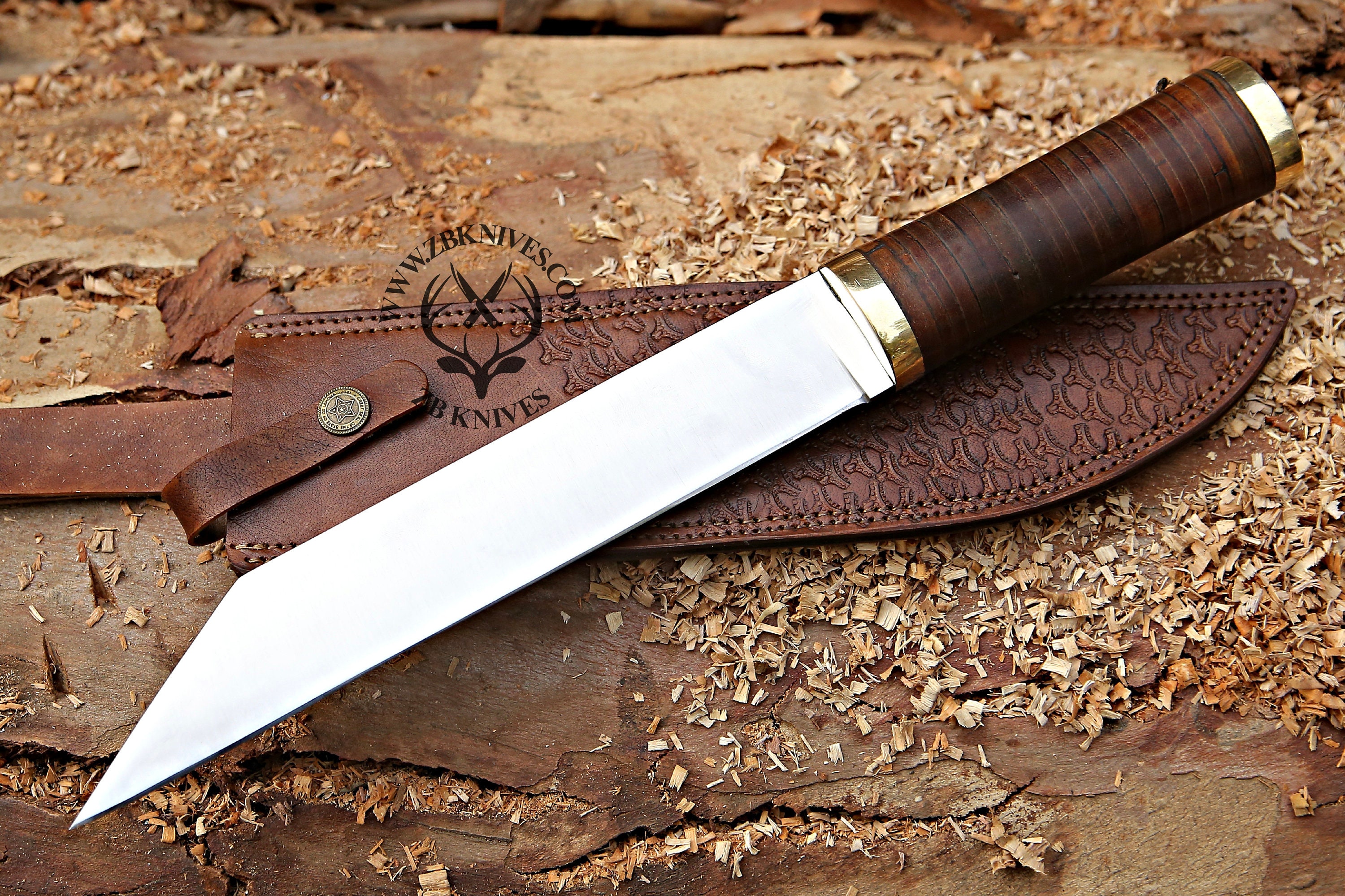 Handmade Seax Knife Custom Hand Forged Carbon Steel Survival - Etsy