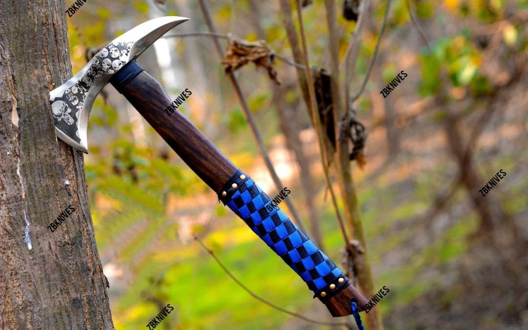 Hand FORGED AXE, Custom Handmade Nordic Axe, Throwing Axe With ...