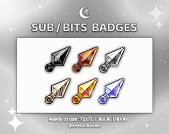 Twitch Sub Badges Naruto | Etsy
