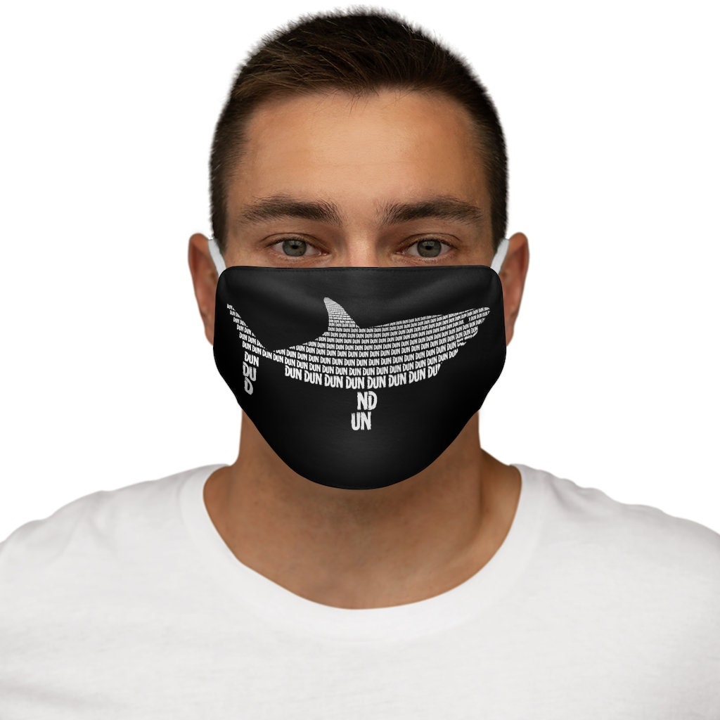 Dun Dun Dun Jaws Face Mask, Shark Jaws Mask, Jaws Face-mask - Snug-fit ...