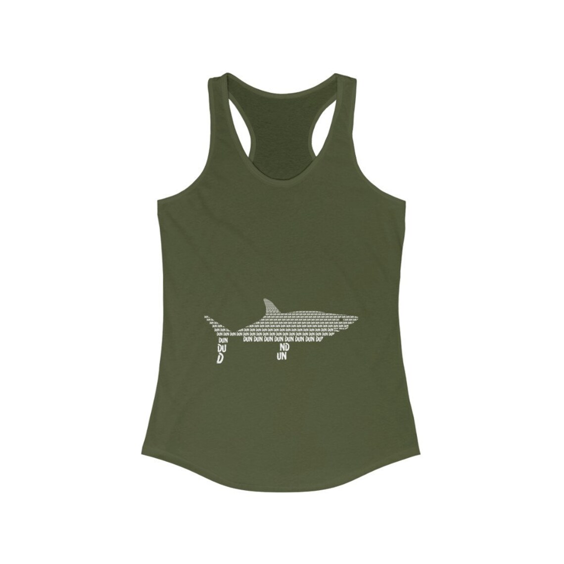 Dun Dun Dun Jaws Tanktop Shark Jaws Tank Jaws Tank Top - Etsy