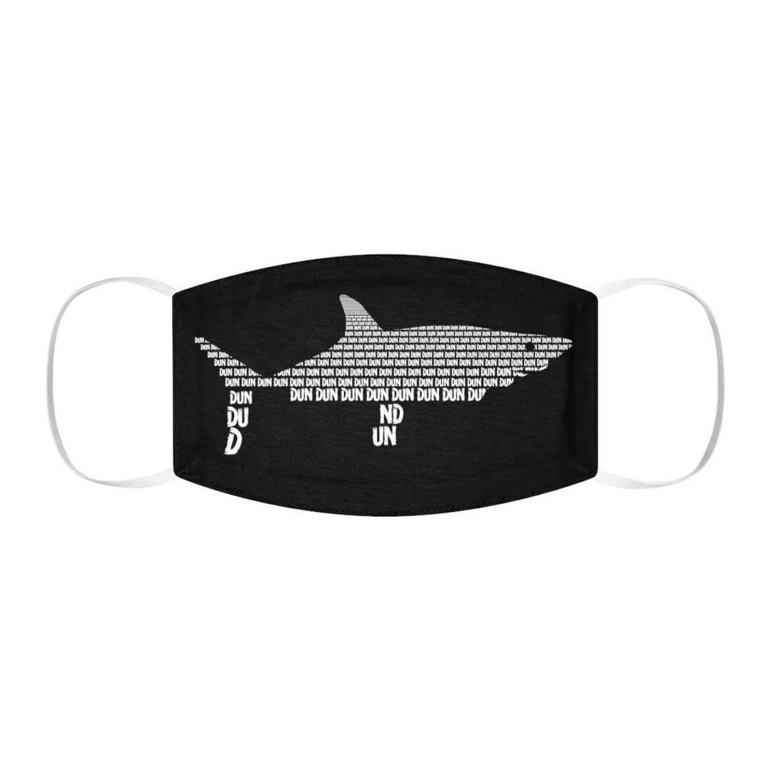 Dun Dun Dun Jaws Face Mask, Shark Jaws Mask, Jaws Face-mask - Snug-fit ...