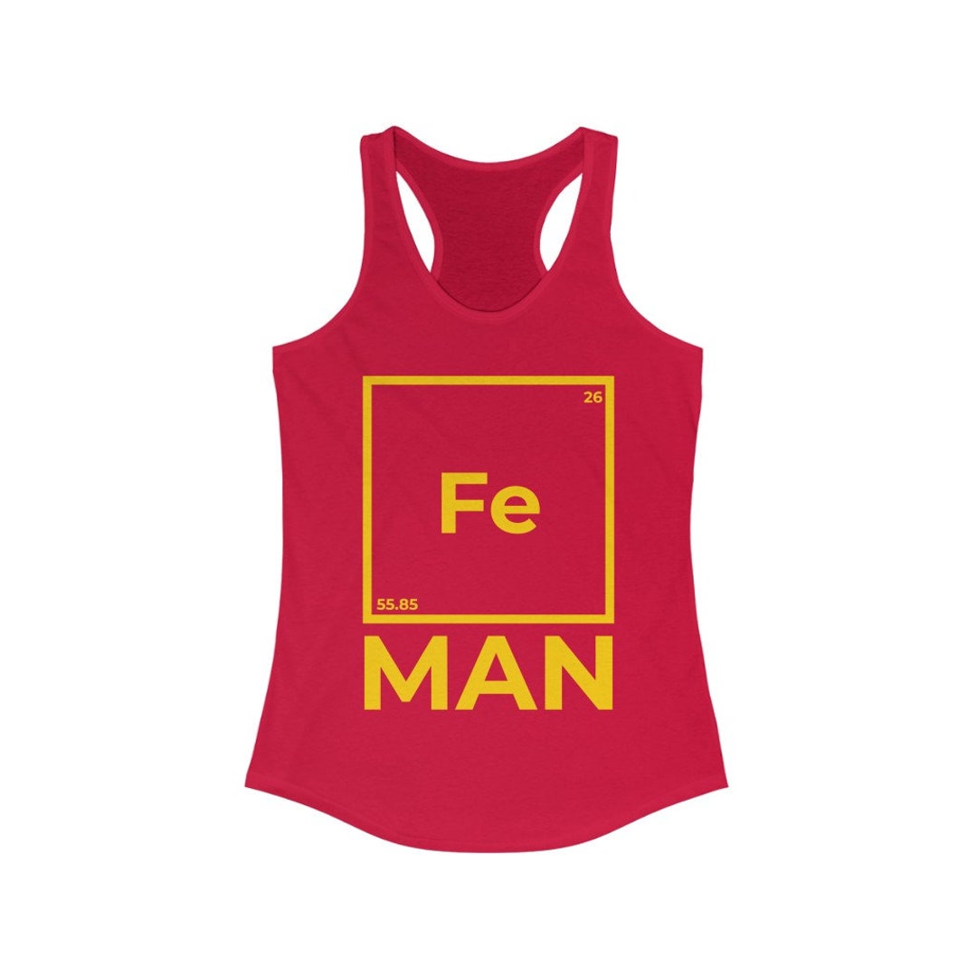 Iron Man Tanktop, Funny Iron Man Tank, Funny Science Tank Top - Women's ...