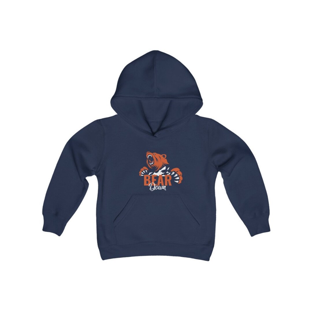Bear Down - Chicago Bears Football - Bears Fan Gift - Youth Heavy Blend ...