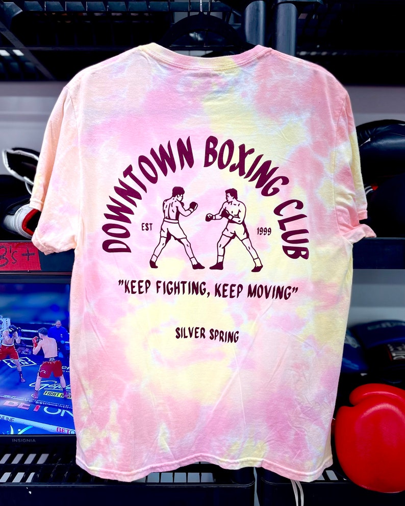 Fighters Tie Dye Sunset T Shirt Etsy