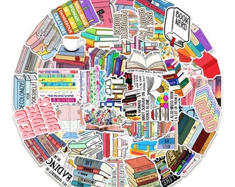 I Love Reading Stickers - Etsy