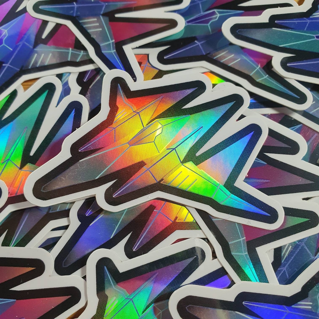 Starfox Stickers Arwing Holographic FREE UK SHIPPING - Etsy