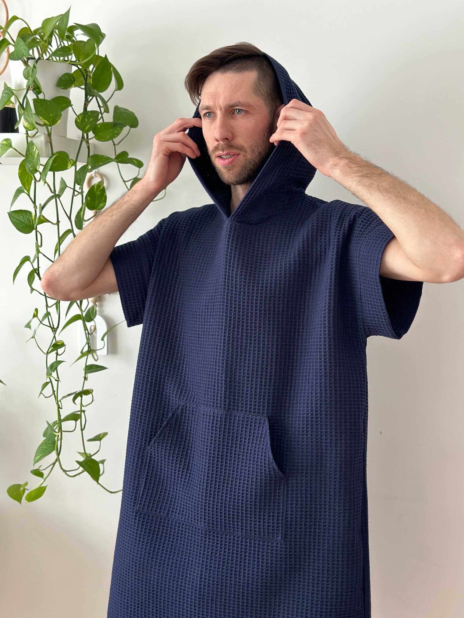 Unisex Beach Poncho, Cozy Universal Summer Poncho, Quick-drying ...