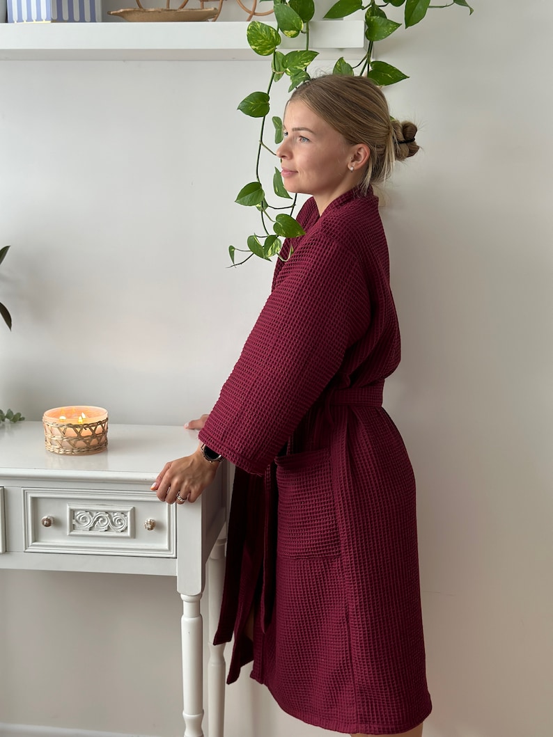 Spa Robe for Women, Waffle Spa Robe, Perfect Christmas Gift,robe for ...