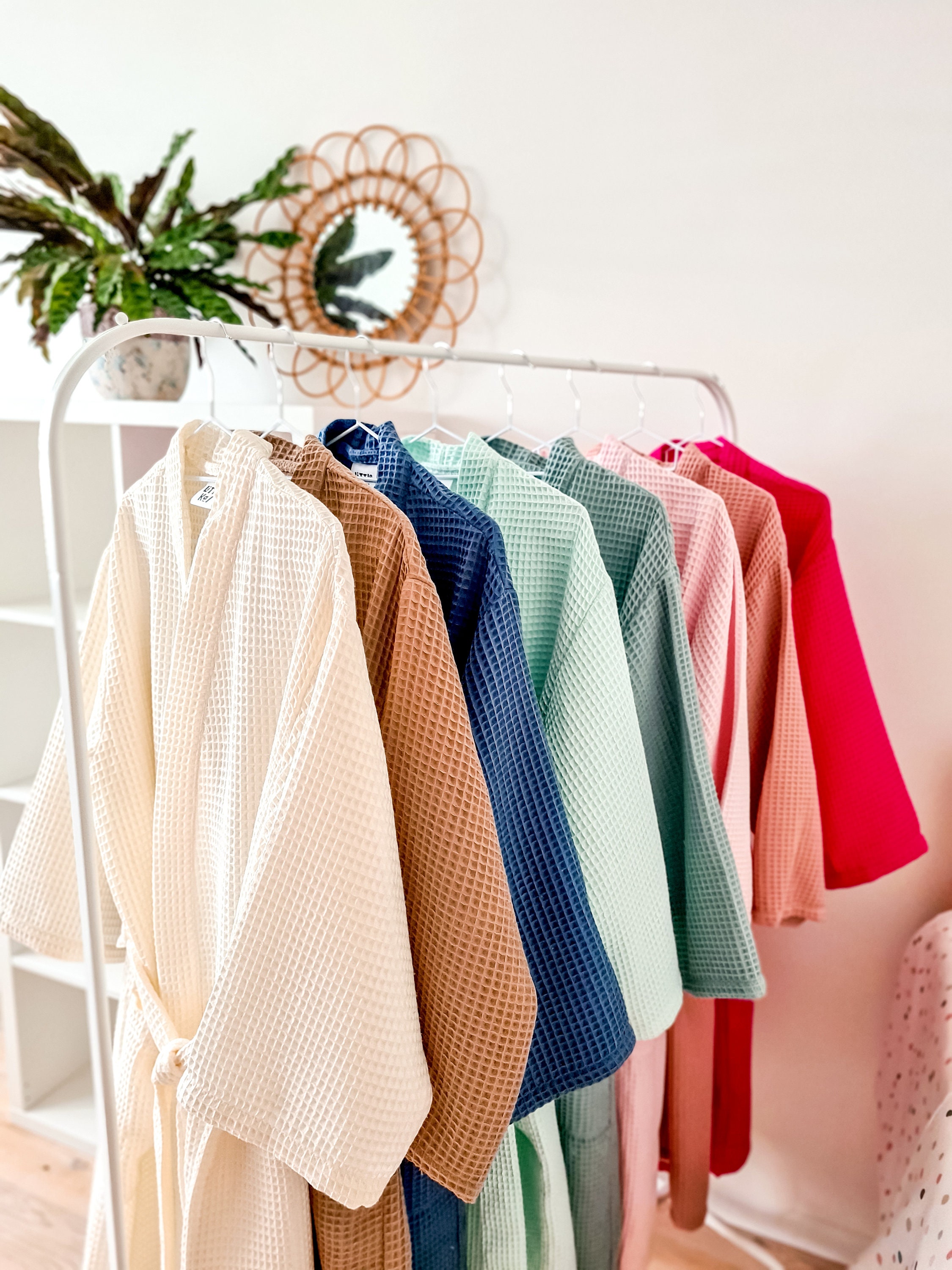 Waffle Robe for Women, Waffle Bathrobe for Her, Cosy and Elegant Women ...