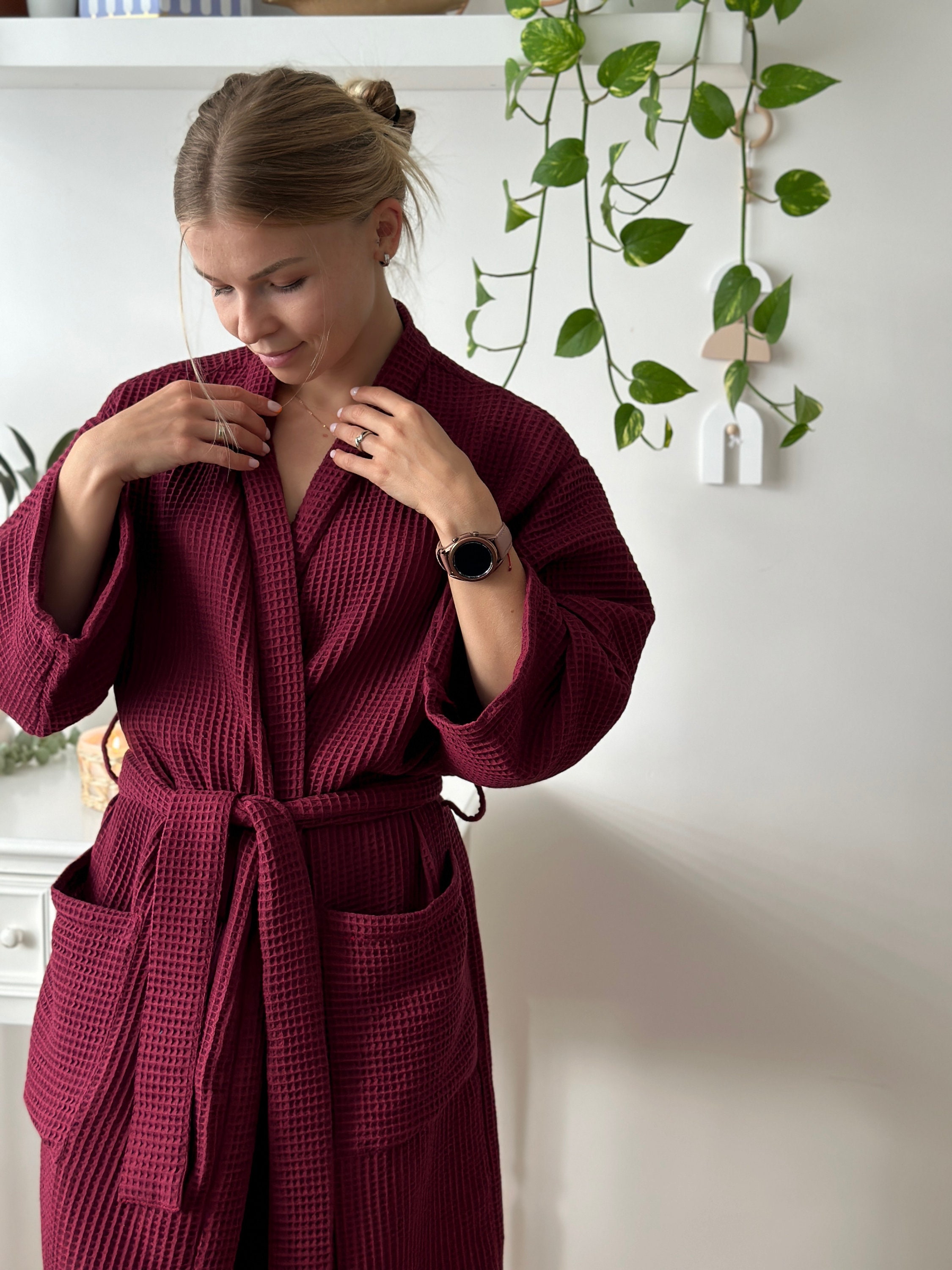 Spa Robe for Women, Waffle Spa Robe, Perfect Christmas Gift,robe for ...