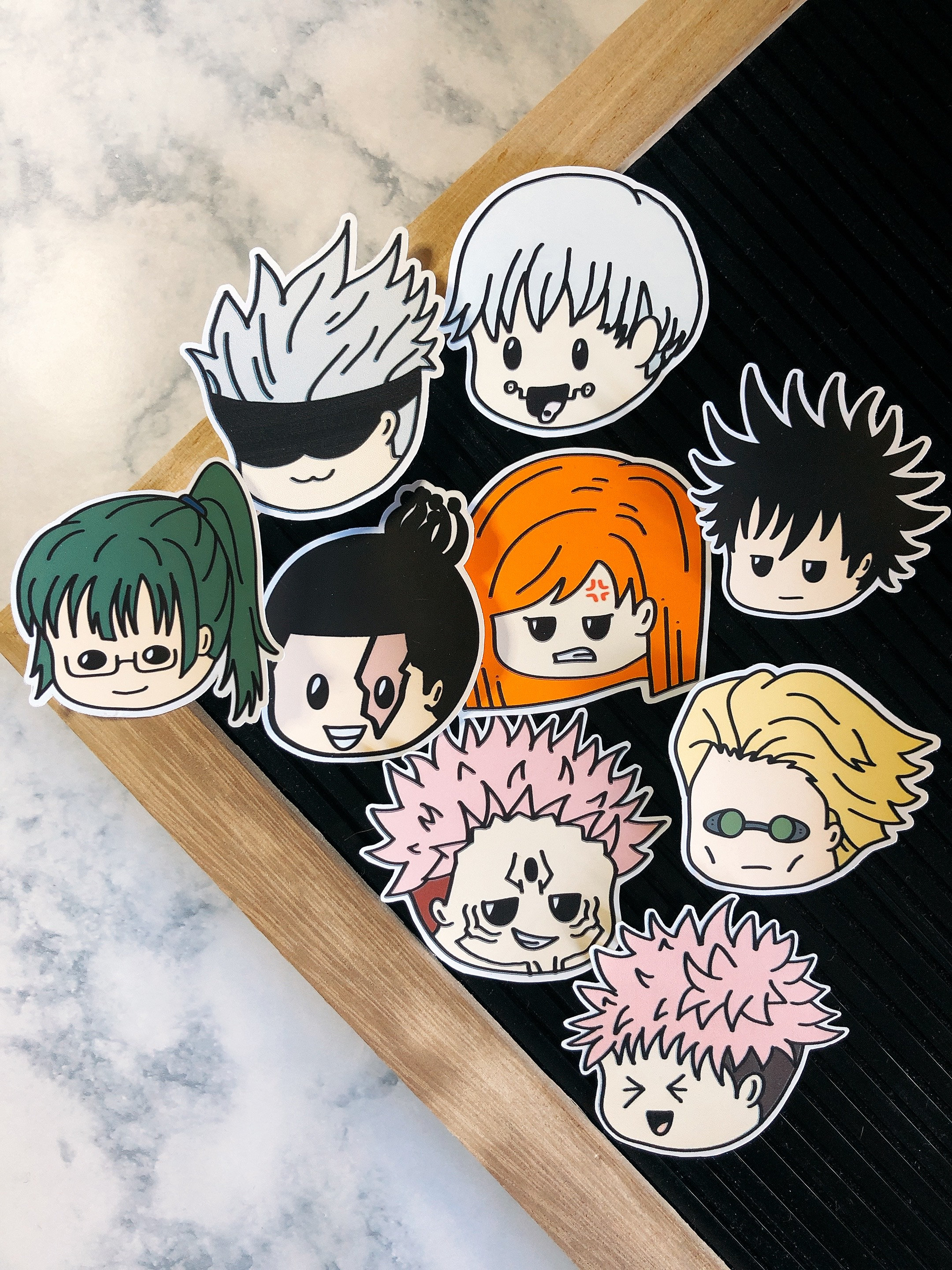 Stickers, Labels & Tags JJK Jujutsu Kaisen Chibi Sticker Sheet Die Cut ...