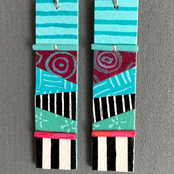 Paper Earrings - Etsy