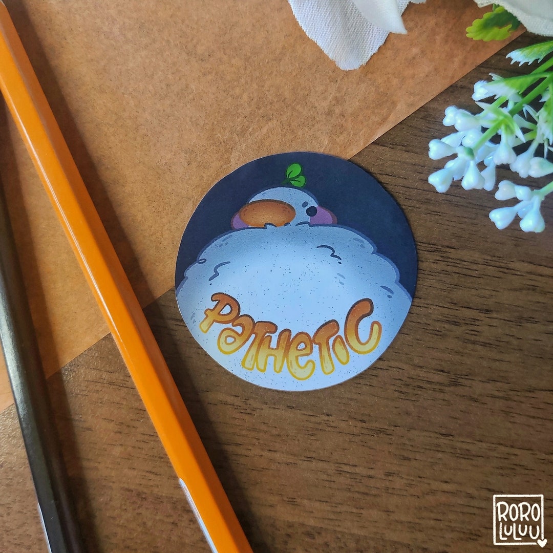 Pathetic Duck Sticker, Cute Duck Sticker, Meme Sticker, Kawaii Sticker ...