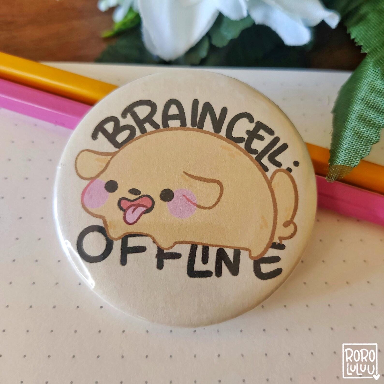 Silly Doggo Button Pin Set, Cute Pin, Animal Pin, Dog Badge, Gift ...