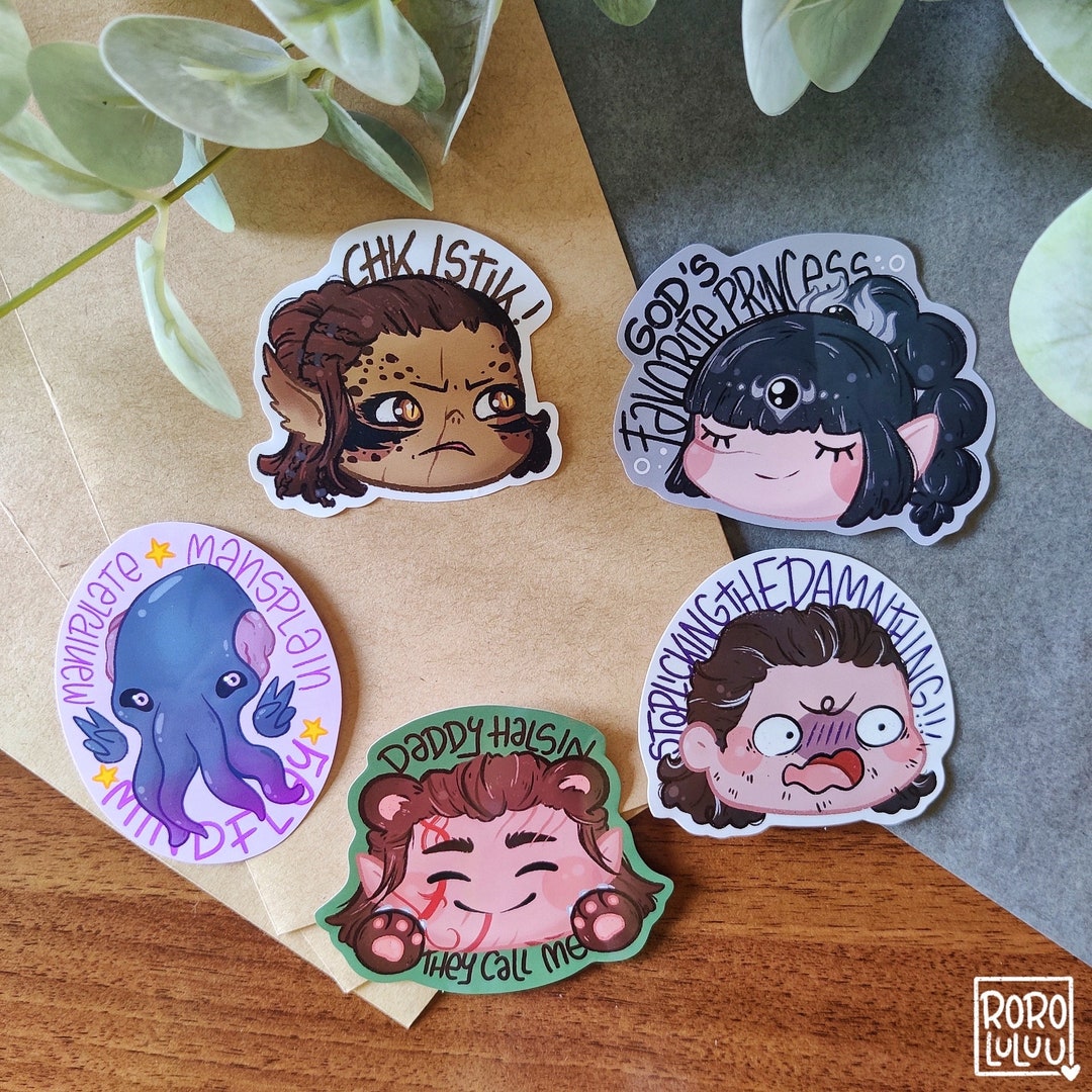 BG 3 Sticker Set 2 - Etsy