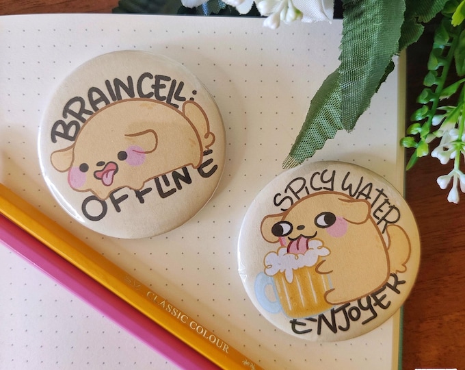 Clue Dog Pins | Kawaii Hard Enamel Pin - Etsy Canada