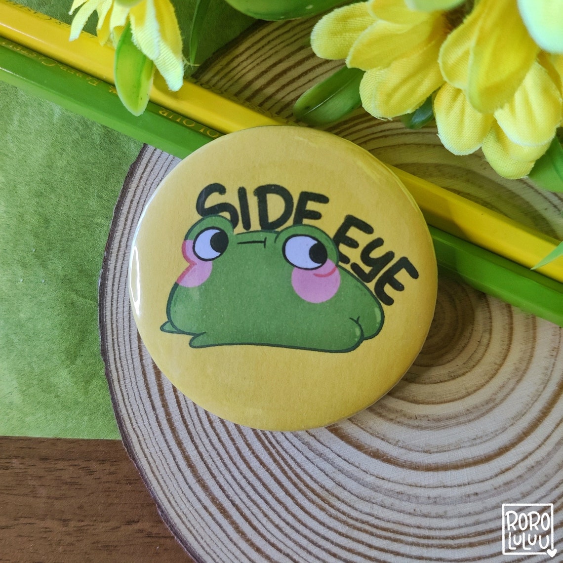 Froggie Pin Set // Cute Pin, Animal Pin, Frog Badge, Gift, Happy Mail ...