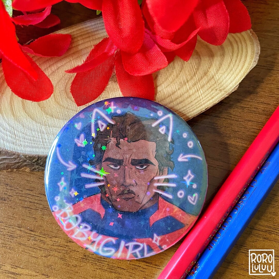 Miggy Babygirl Button Pin // Cute Pin, Movie Pin, Badge, Gift, Happy ...